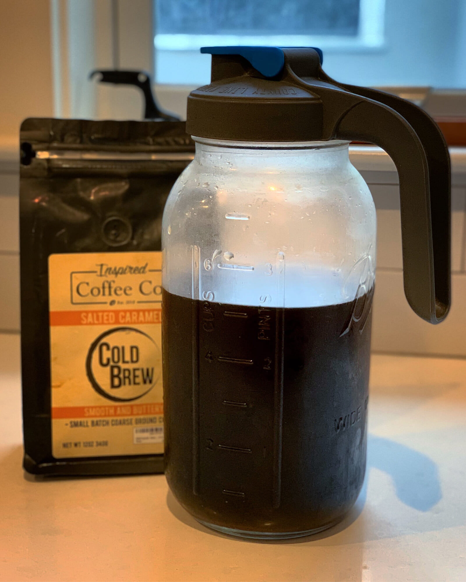 I made my first batch of homemade cold brew this week and it turned out ...