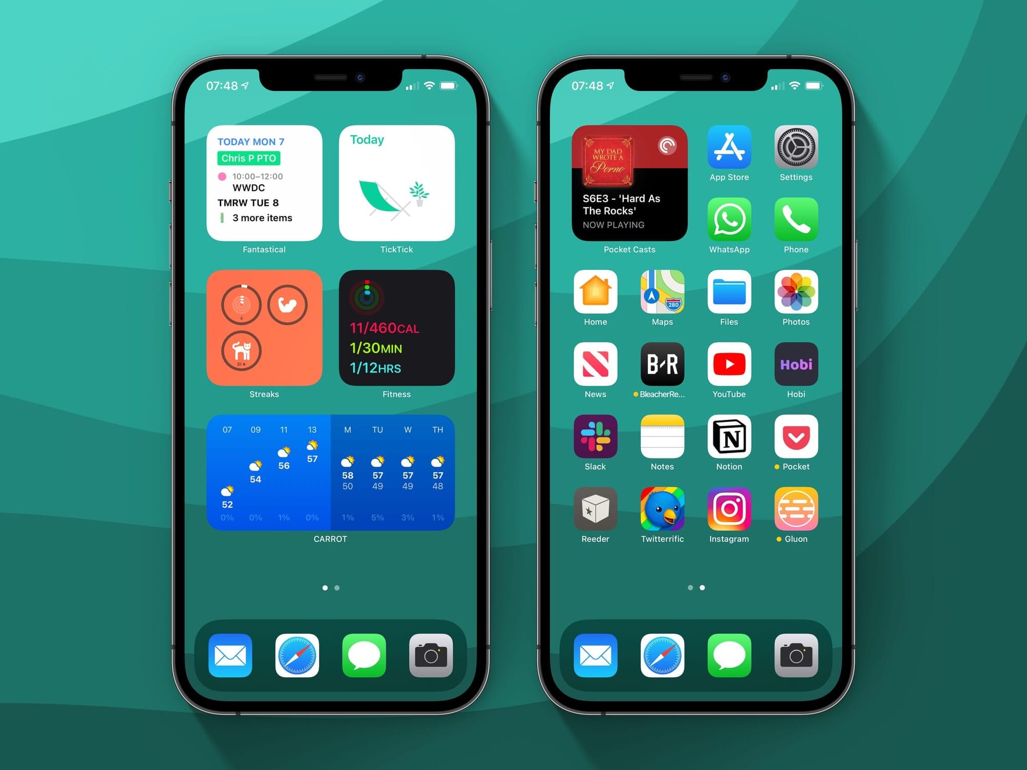 I wanted to share my latest home screen before it potentially changes ...